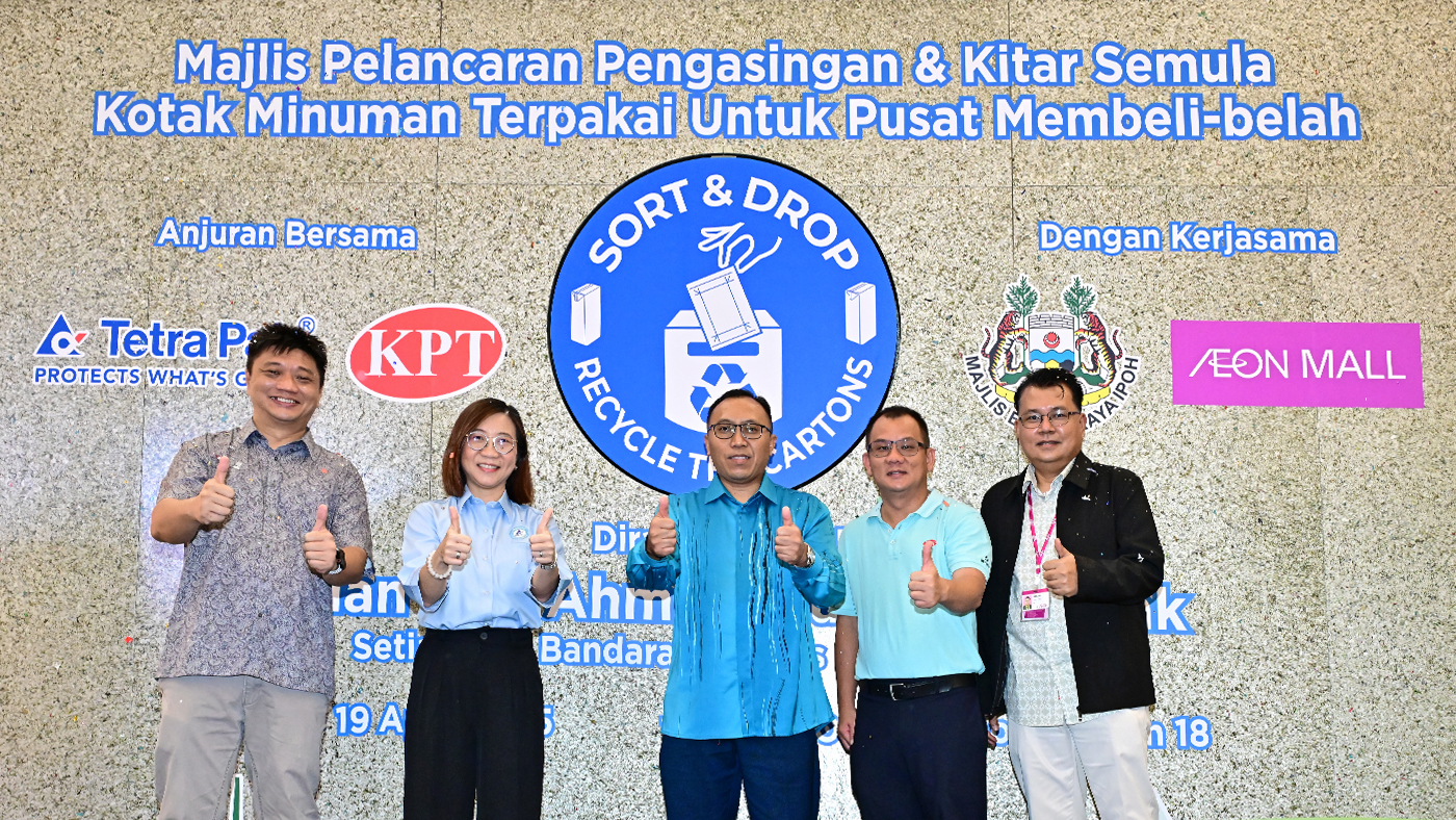 Tetra Pak dan KPT Recycle Projek “Sort & Drop – Recycle the Cartons” | Tetra Pak Malaysia